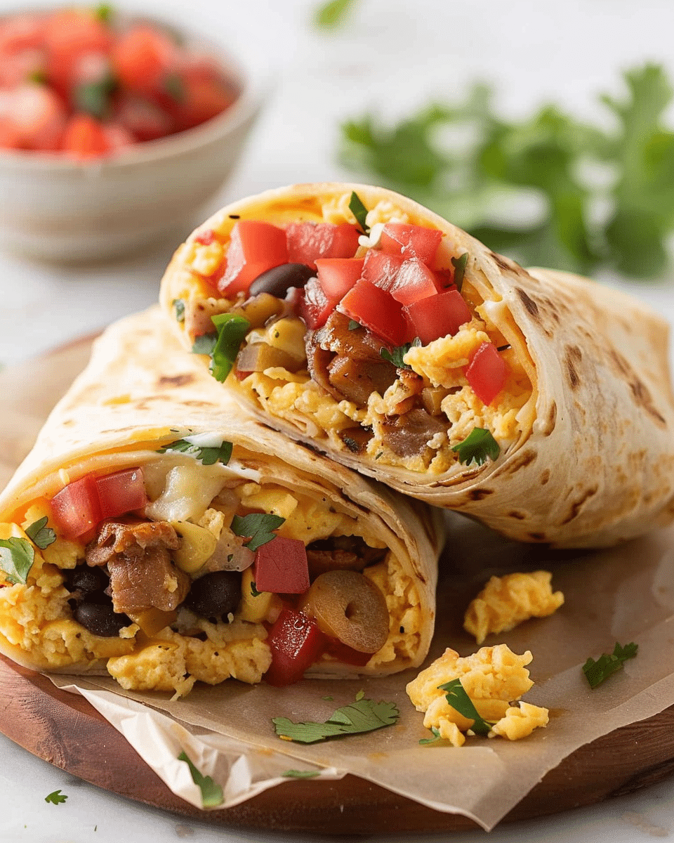 Breakfast Burrito Recipe | Sara Cooking