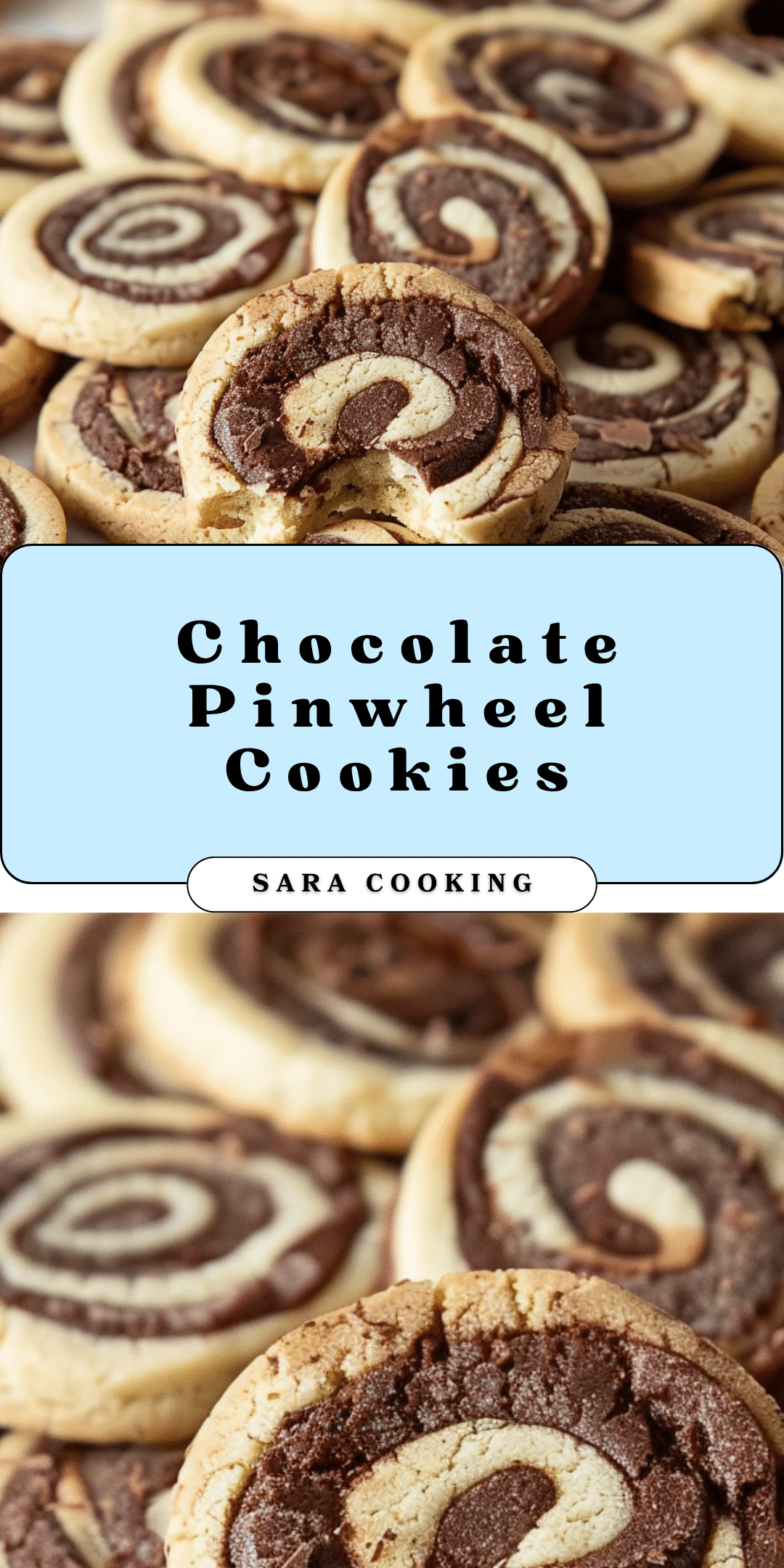 Chocolate Pinwheel Cookies | Sara Cooking