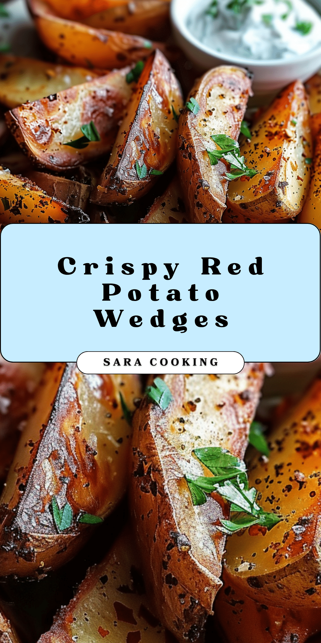 Crispy Red Potato Wedges | Sara Cooking