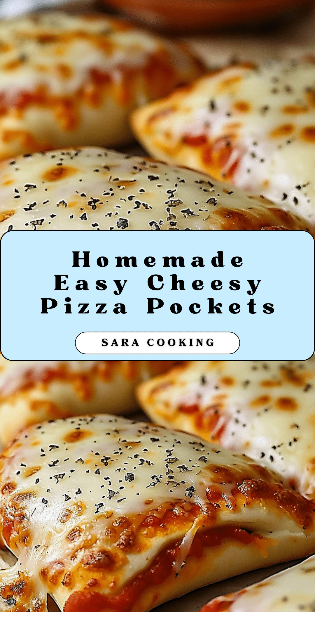 Homemade Easy Cheesy Pizza Pockets | Sara Cooking