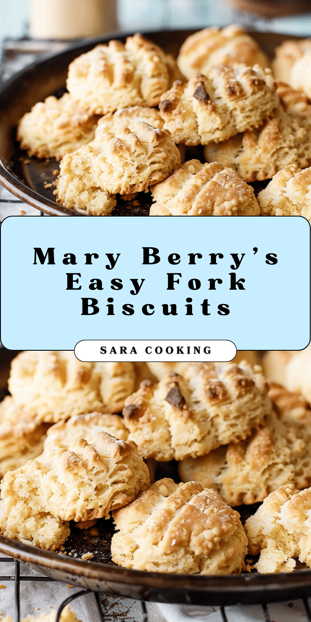Mary Berry’s Easy Fork Biscuits | Sara Cooking