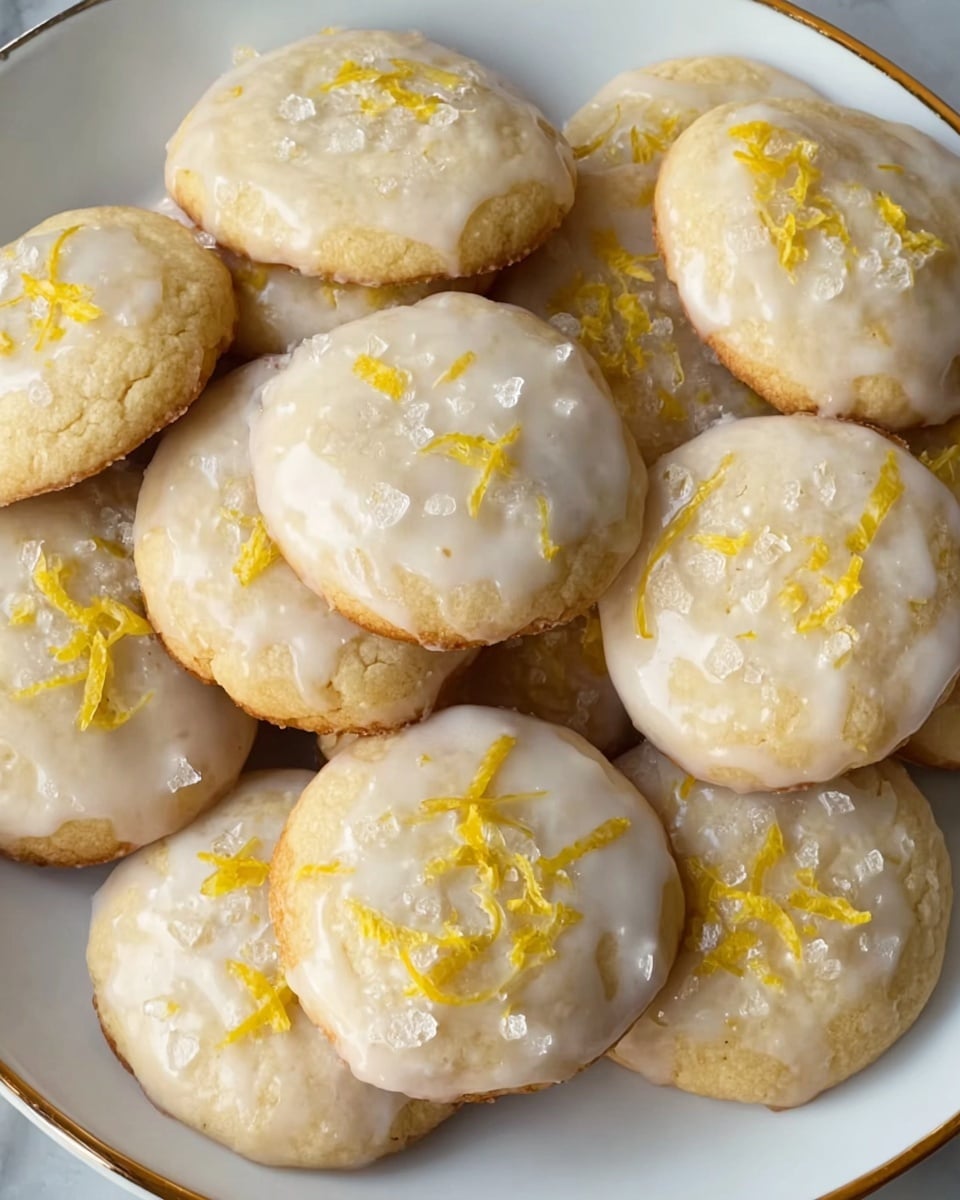 Cookies with Limoncello Glaze: Bright, Zesty Lemon Cookies
